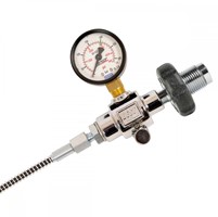 Vulset voor DIN aansluiting met manometer Shootingshop